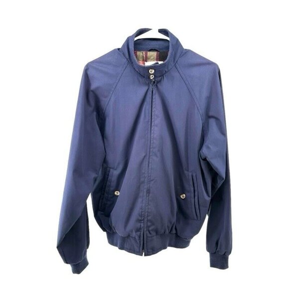 Sears | Jackets & Coats | Sears Roebuck Mens M Medium Blue Baseball ...